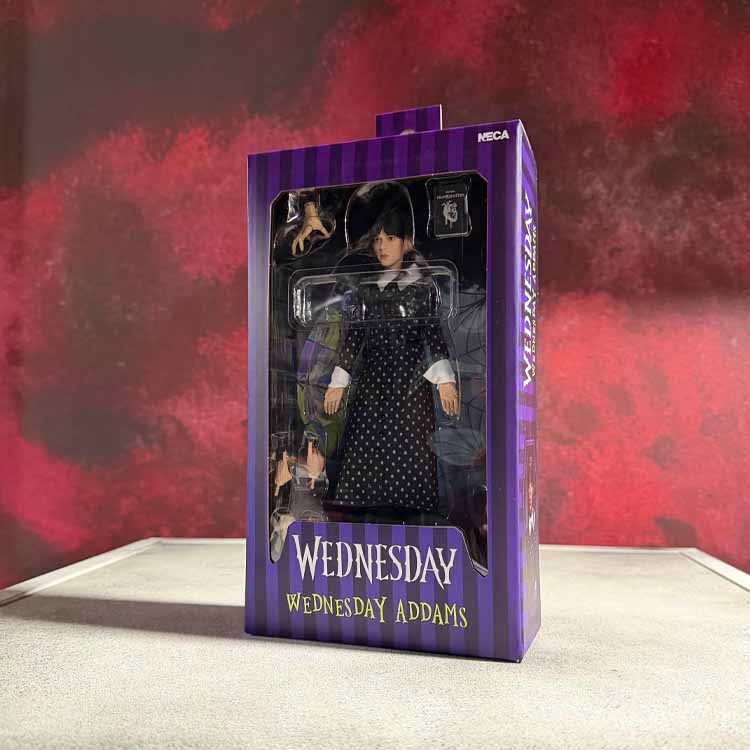 Wednesday – Wednesday Addams (Classic Dress) 8" Clothed Action Figure ...