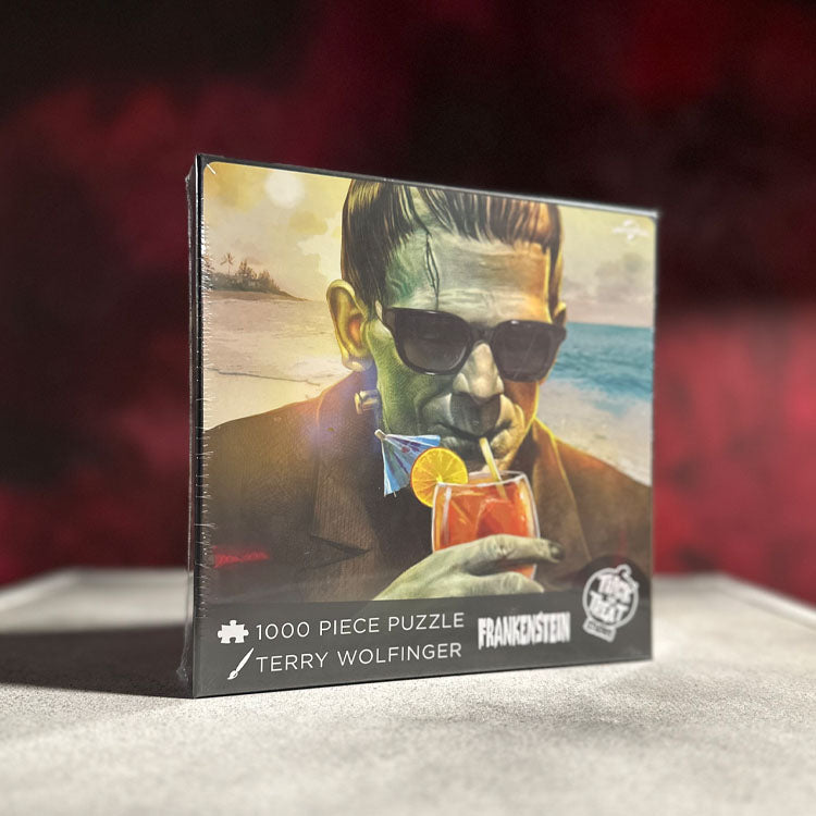 Frankenstein at the Beach Jigsaw Puzzle – Terror 29